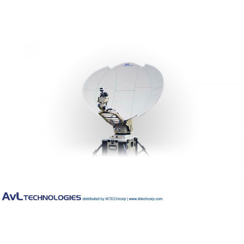AvL 1030FA 1,0m Military Motorized Tri-Band FlyAway Antenna Ka-Band ...