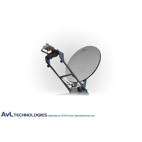 AvL 1258 1,2m Low Stow Motorized Vehicle-Mount VSAT Satellite Antenna ...